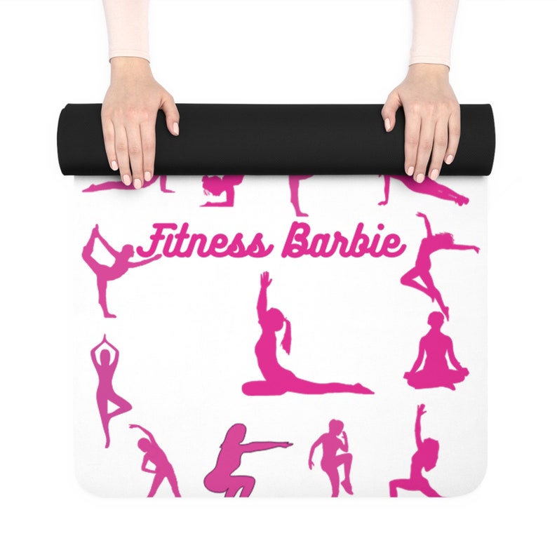 Barbie Inspired Fitness Rubber Yoga Mat - Etsy