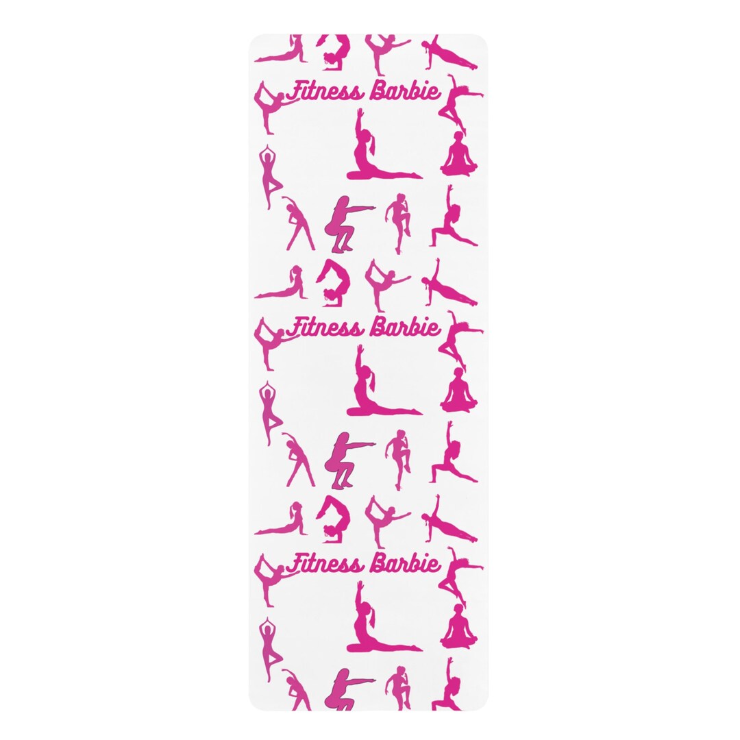 Barbie Inspired Fitness Rubber Yoga Mat - Etsy