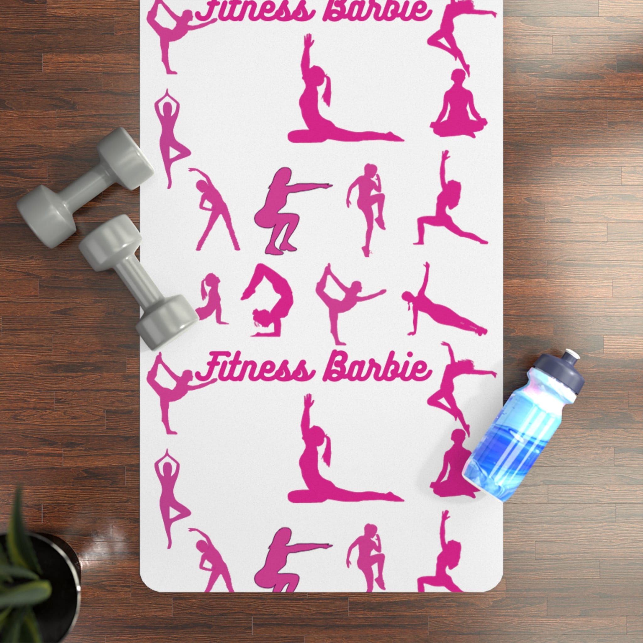 Barbie Inspired Fitness Rubber Yoga Mat - Etsy