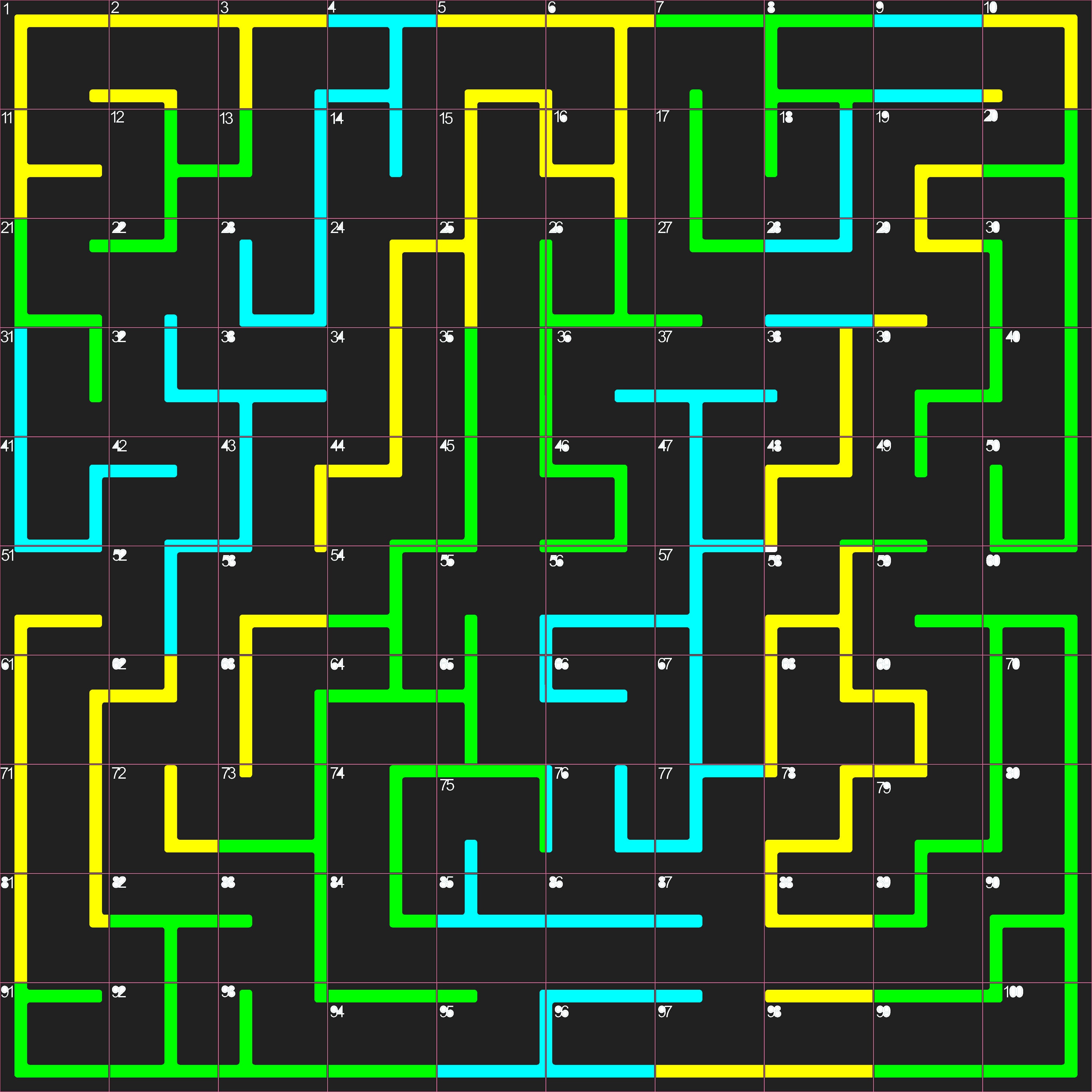 Stencils for a Giant Maze Schoolyard Special HDF Wood 3 Mm - Etsy