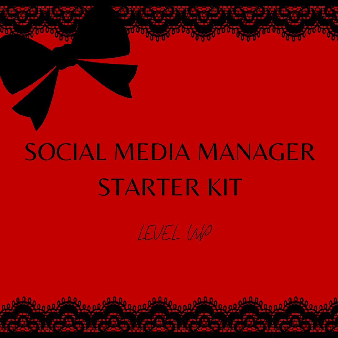Social Media Manager Starter Kit | Social Media Manager Bundle | Social ...