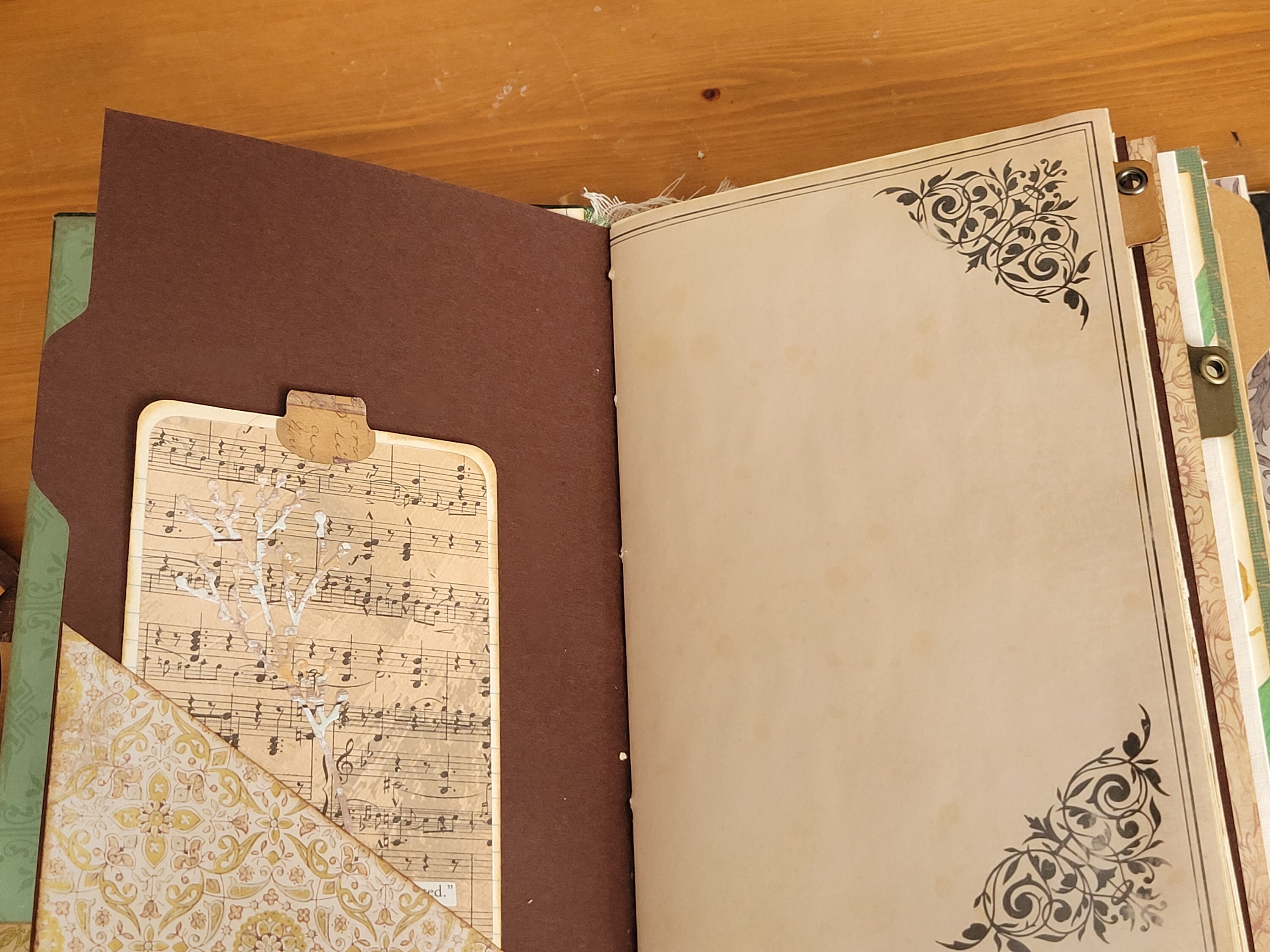 Vintage Junk Journal Memory Book Forest and Ferns - Etsy