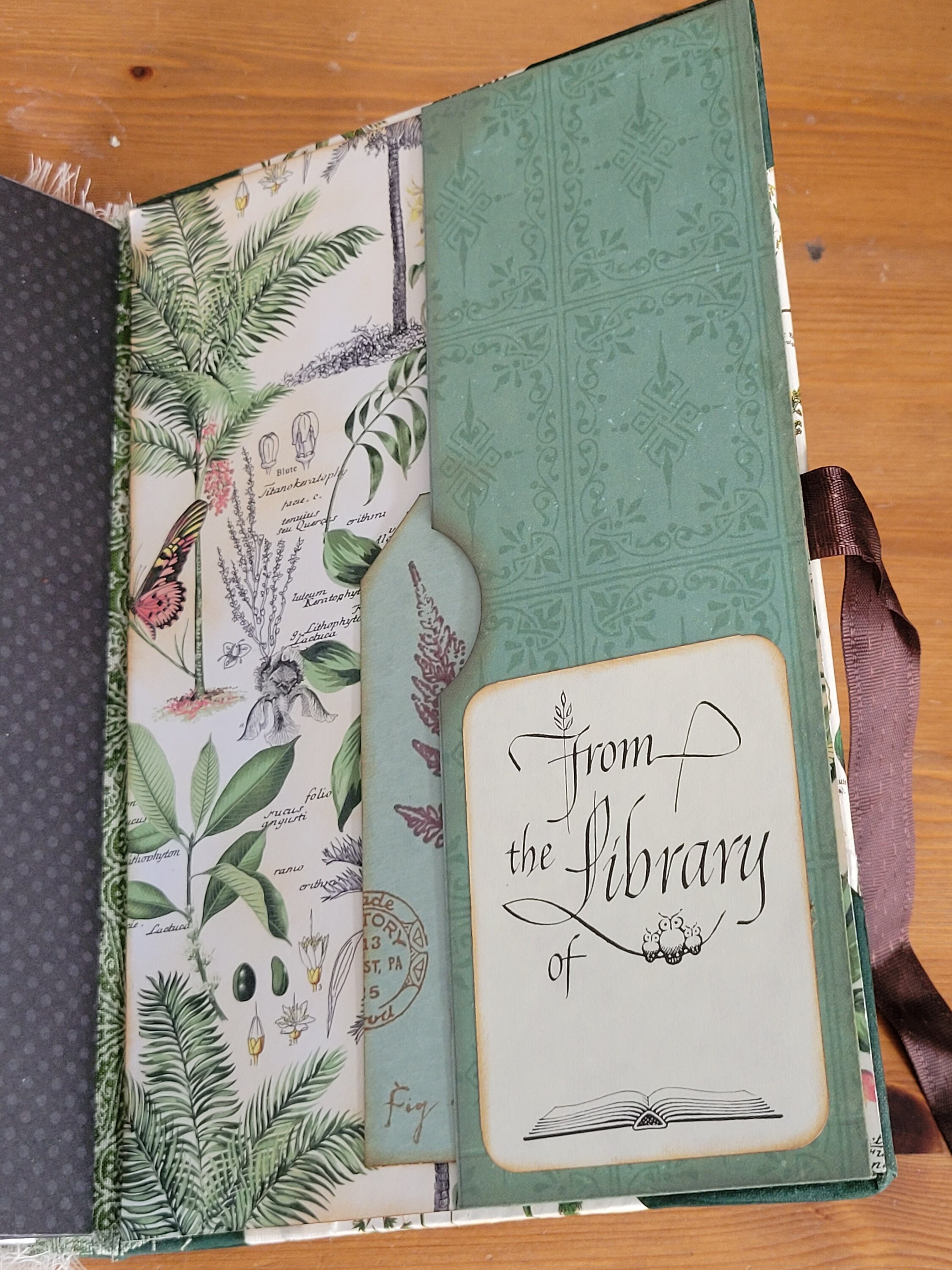 Vintage Junk Journal Memory Book Forest and Ferns - Etsy