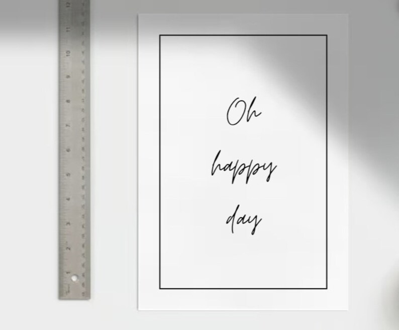 Poster oh Happy Day Printable - Etsy