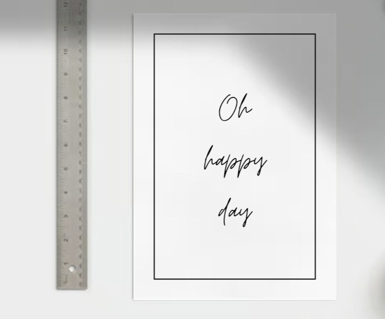 Poster oh Happy Day Printable - Etsy