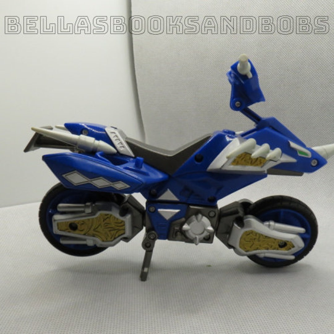 Power Rangers Dino Thunder Vehicle Blue Motorcycle 7 - Etsy