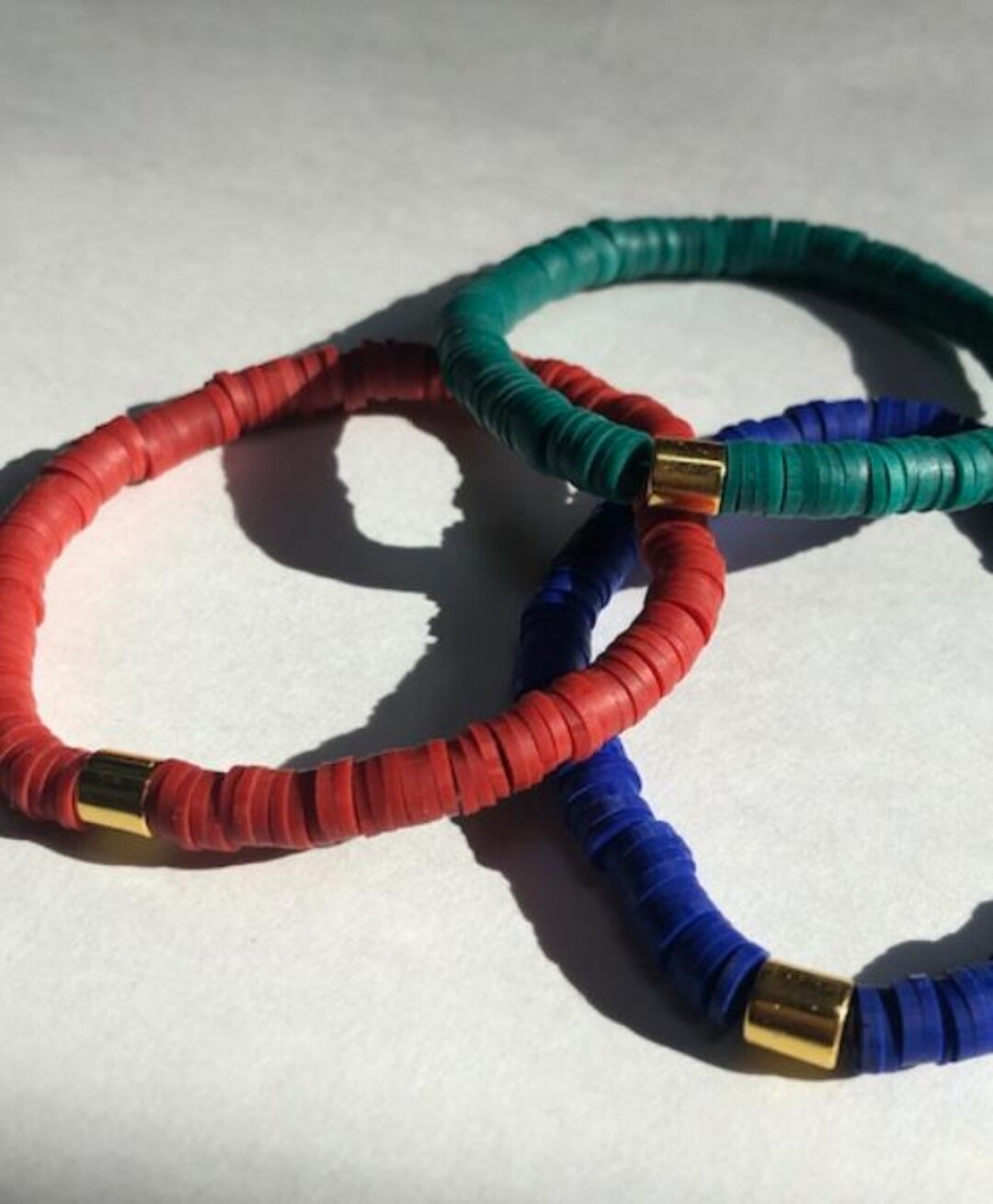 Rich Maroon Dark Green Navy and Gold Accent 7 Inch Bracelets for Her - Etsy