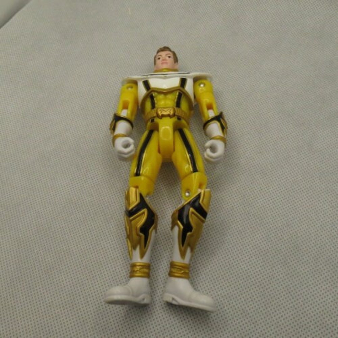 Power Rangers Time Force Yellow Ranger 5.5 Action Figure Bandai 2006 ...