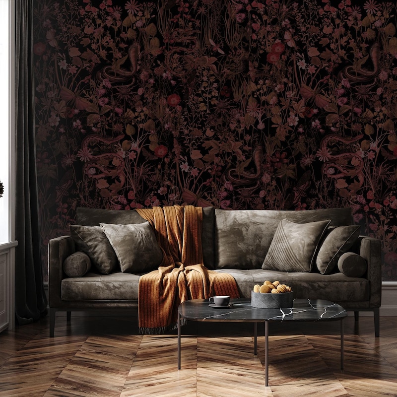 Velvet Wallpaper - Etsy