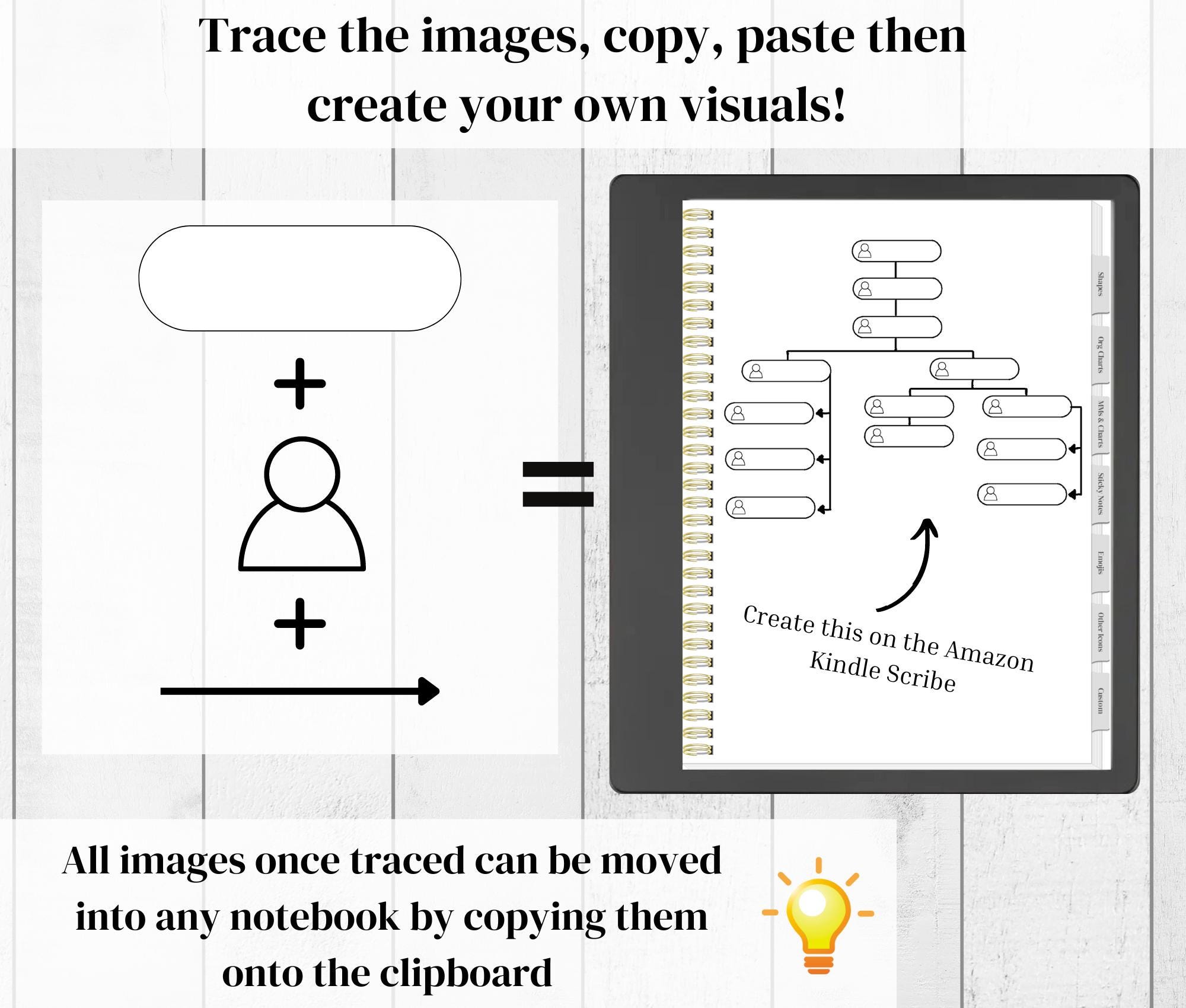 Tracing Shapes and Diagrams for the Amazon Kindle Scribe | Charts, Mind ...