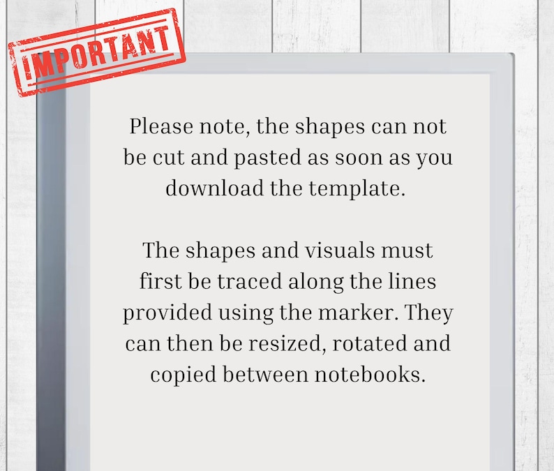Tracing Shapes and Diagrams Compatible With the Remarkable Paper Pro - Etsy