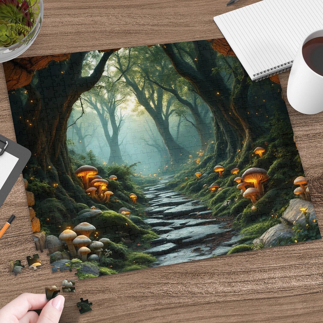 Enchanted Forest Path Puzzle Fairytale Adventure Jigsaw Magical ...