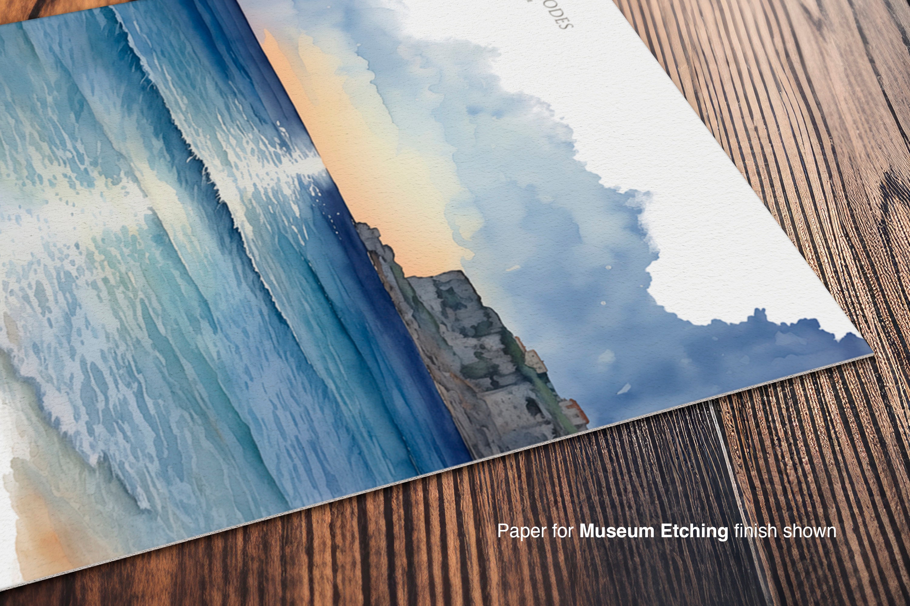 Rhodes Print Watercolor Rhodes Poster Rhodes Gift Greece Print Rhodes ...