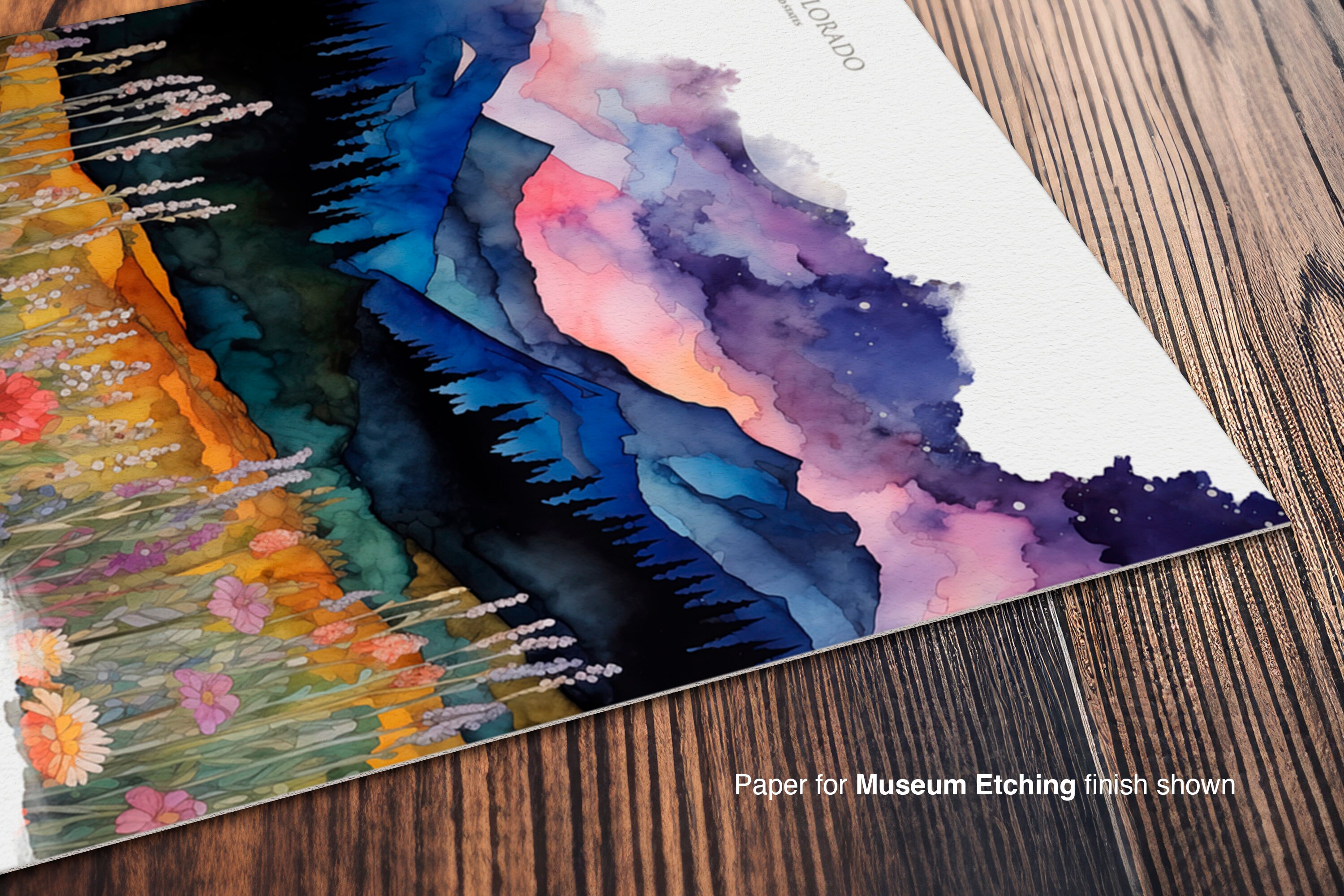 Colorado Print Watercolor Colorado Poster Colorado Gift United States ...