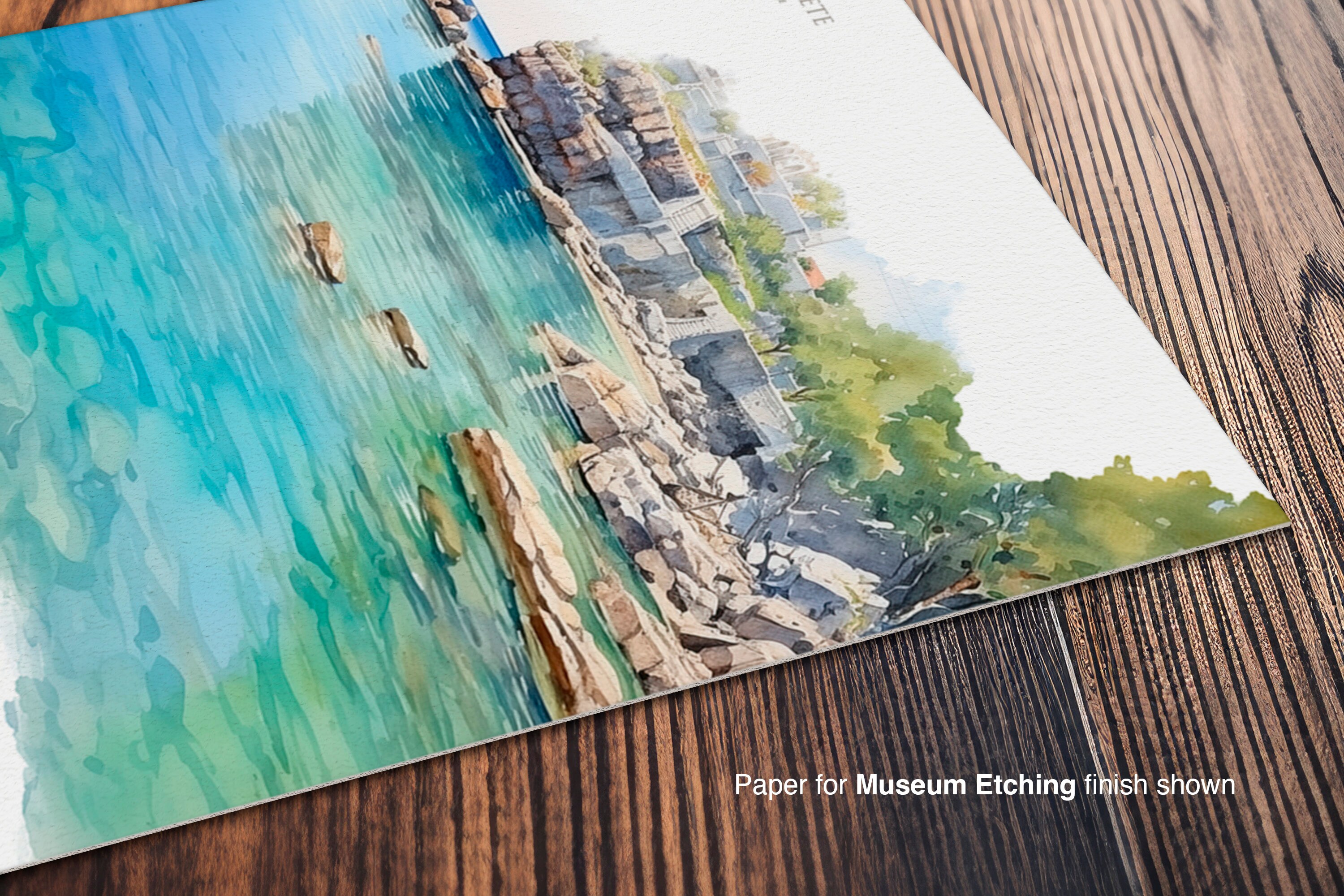 Crete Print Watercolor Crete Poster Crete Gift Greece Print Crete Wall ...