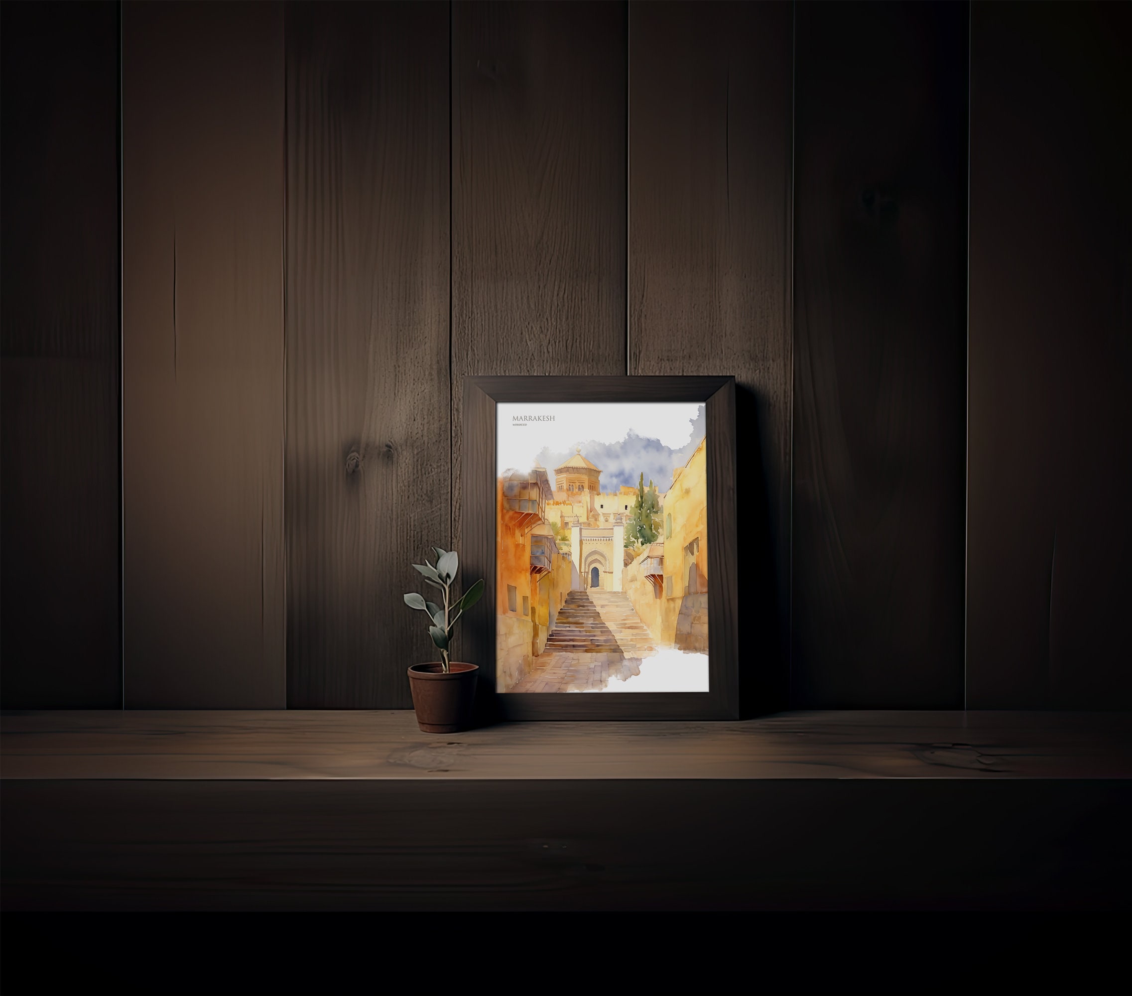 Marrakesh Print Watercolor Marrakesh Poster Marrakesh Gift Morocco ...