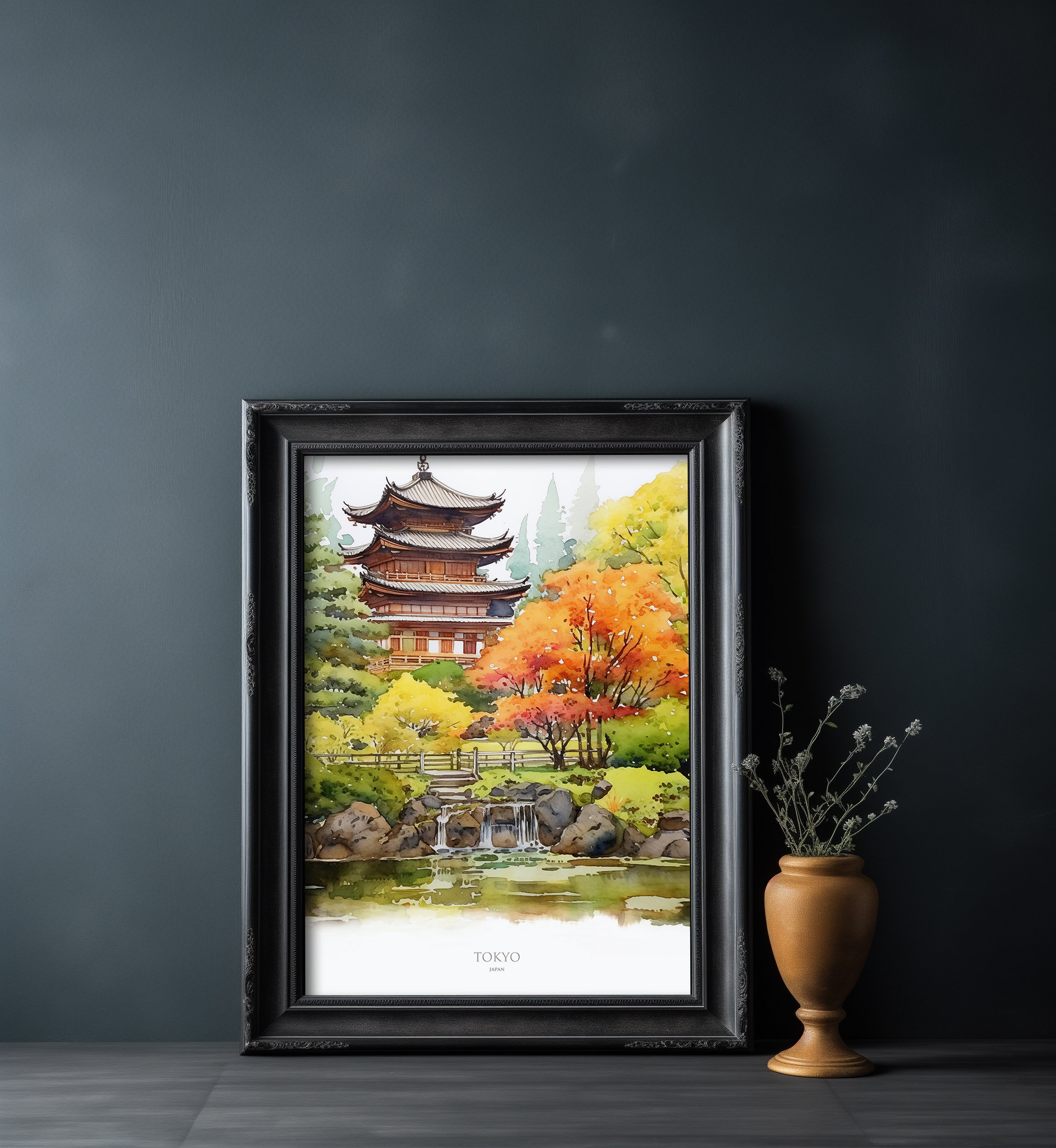 Tokyo Print Watercolor Tokyo Poster Tokyo Gift Japan Print Tokyo Wall ...