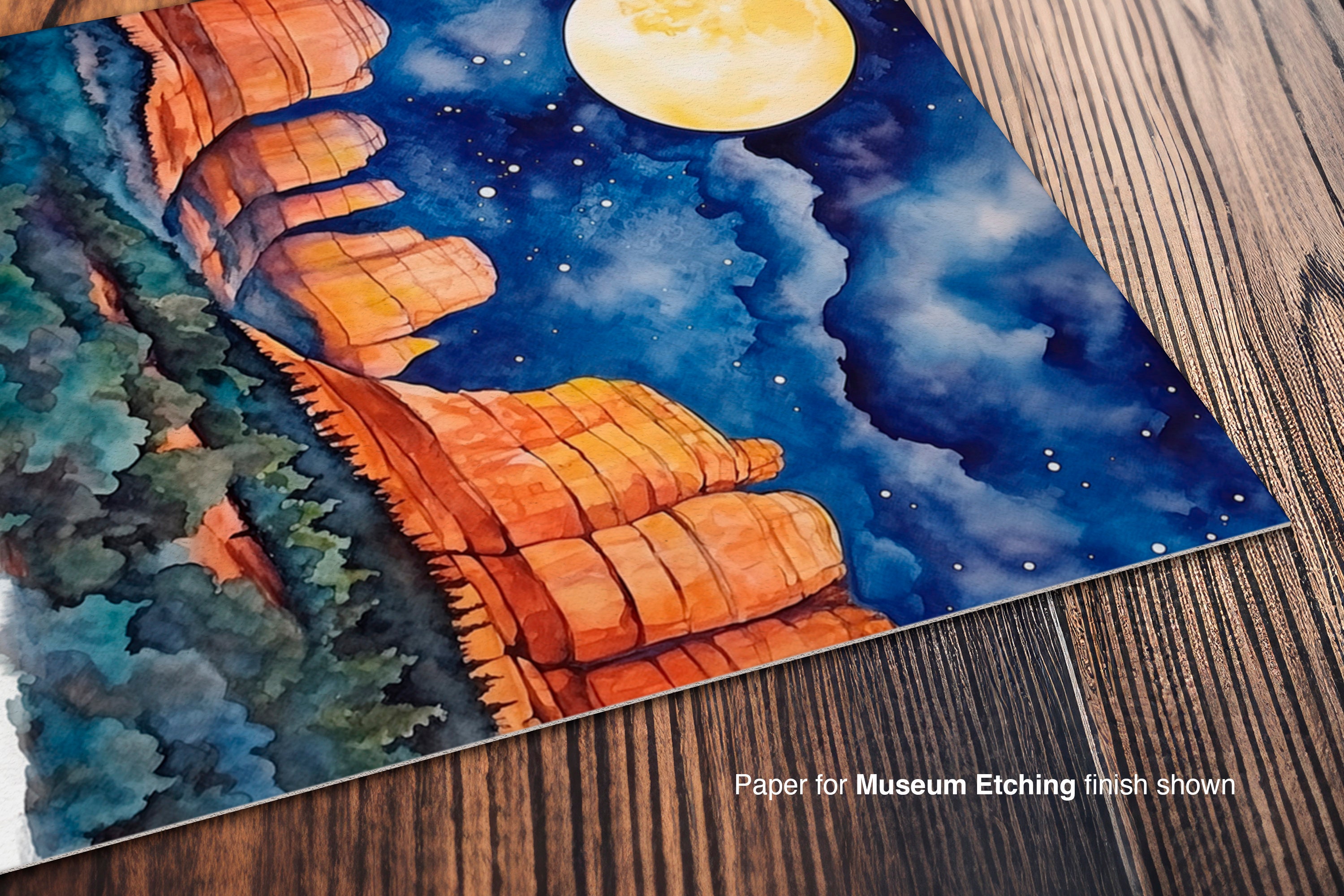 Sedona Print Watercolor Sedona Poster Sedona Gift United States Print ...