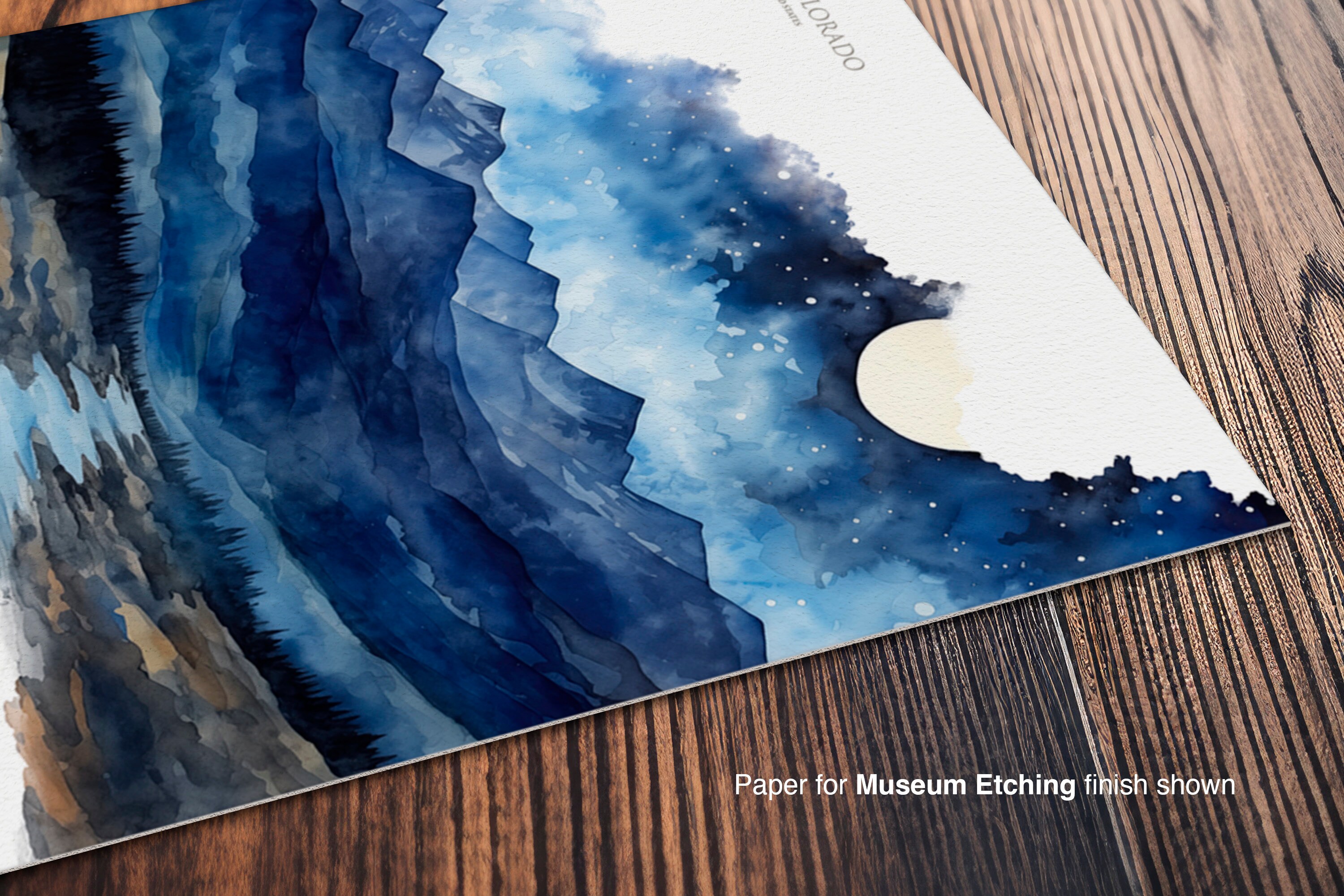 Colorado Print Watercolor Colorado Poster Colorado Gift United States ...