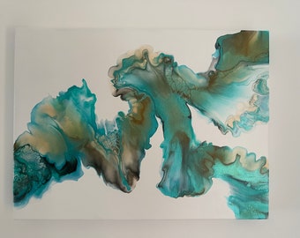 Large Acrylic Dutch Pour Painting - Etsy