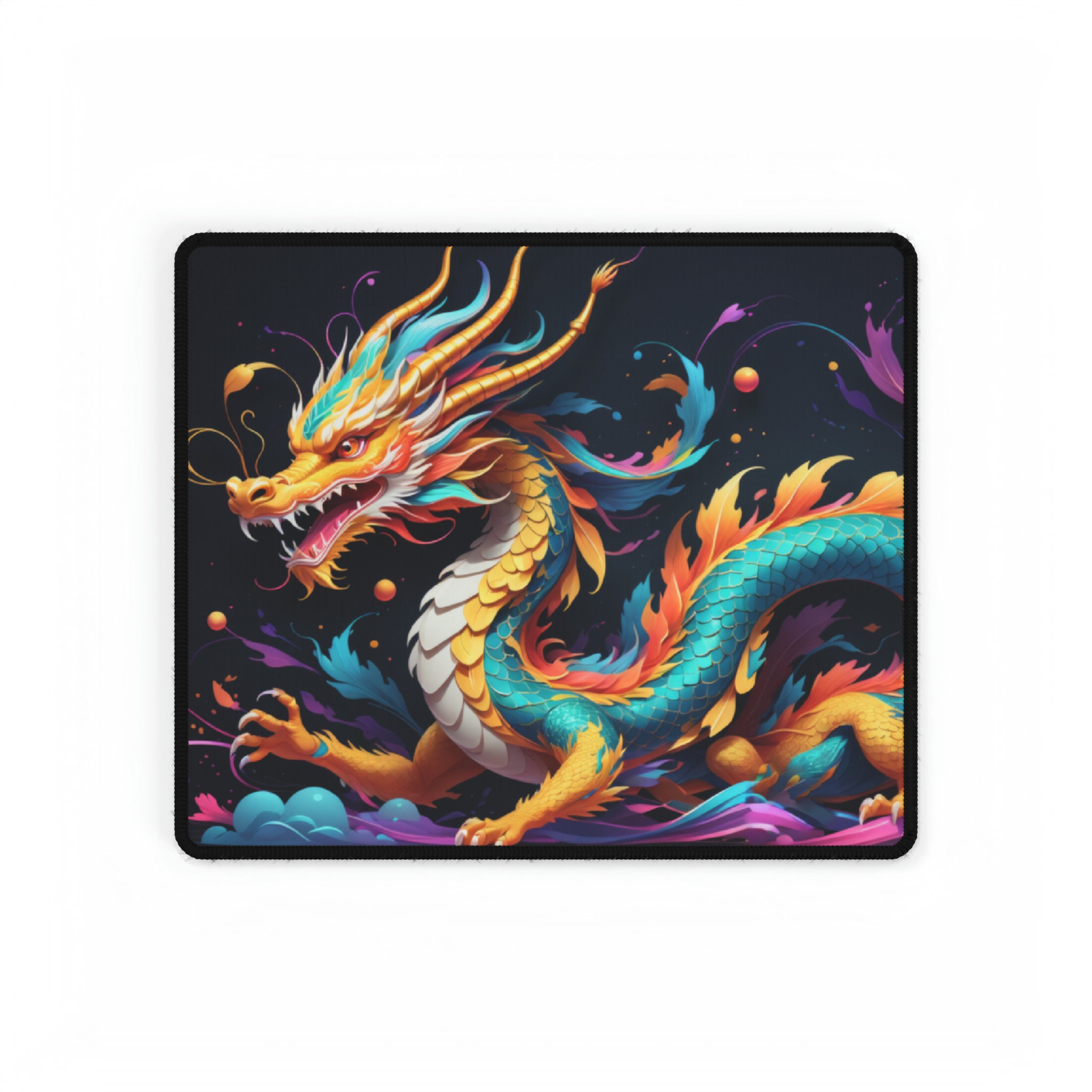 Dragon Desk Mat, Gaming Mouse Pad, Dragon Themed Laptop Mat, Pc Desk ...