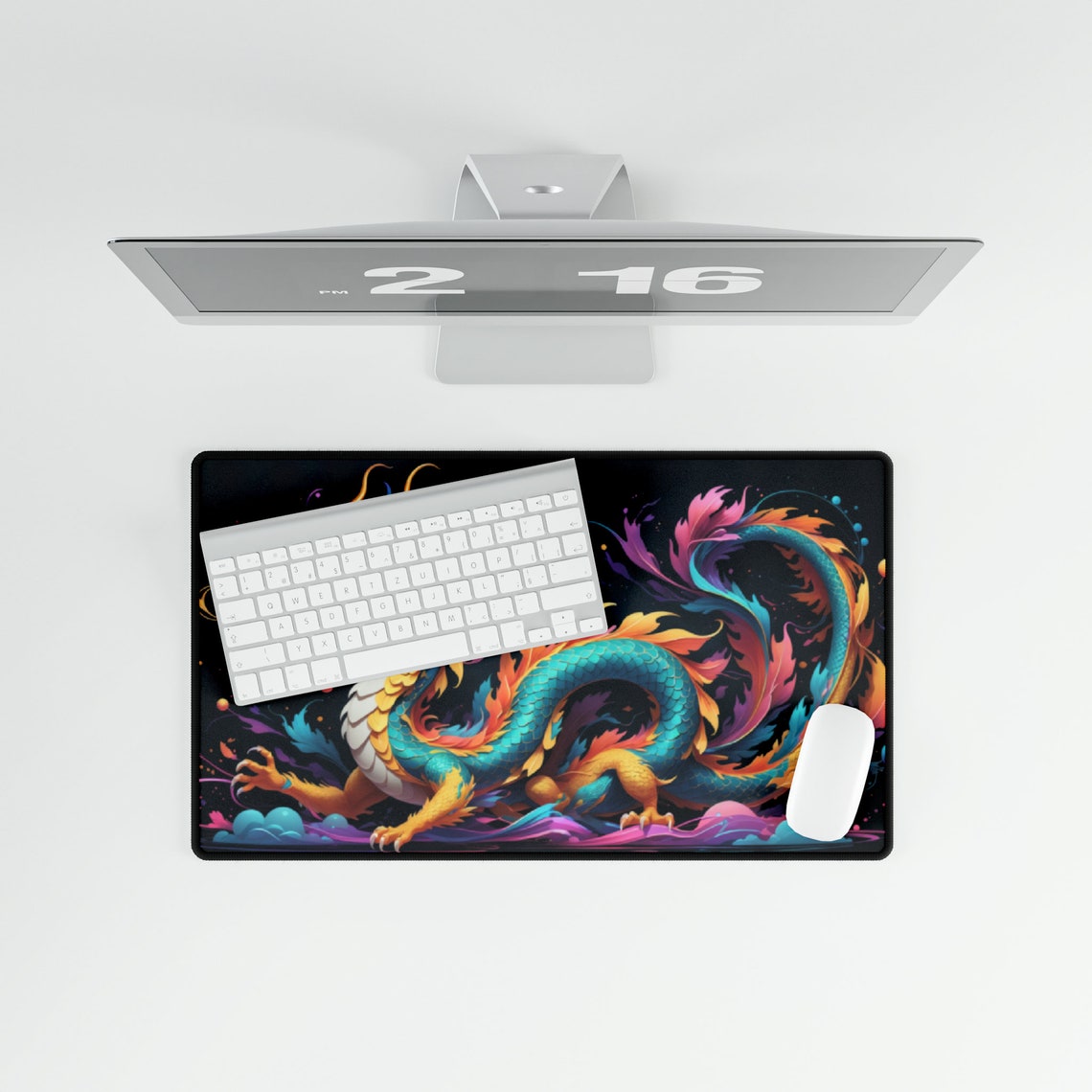 Dragon Desk Mat, Gaming Mouse Pad, Dragon Themed Laptop Mat, Pc Desk ...