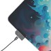 Colorful Wolf Design Desk Mat, RGB Gaming Mouse Pad, Animal Painting ...