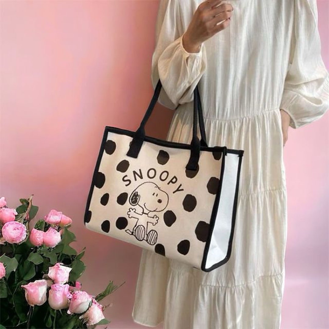 Snoopy Bag, Peanuts Gang Handbag, Kawaii, Snoopy Accessories, Cartoon ...