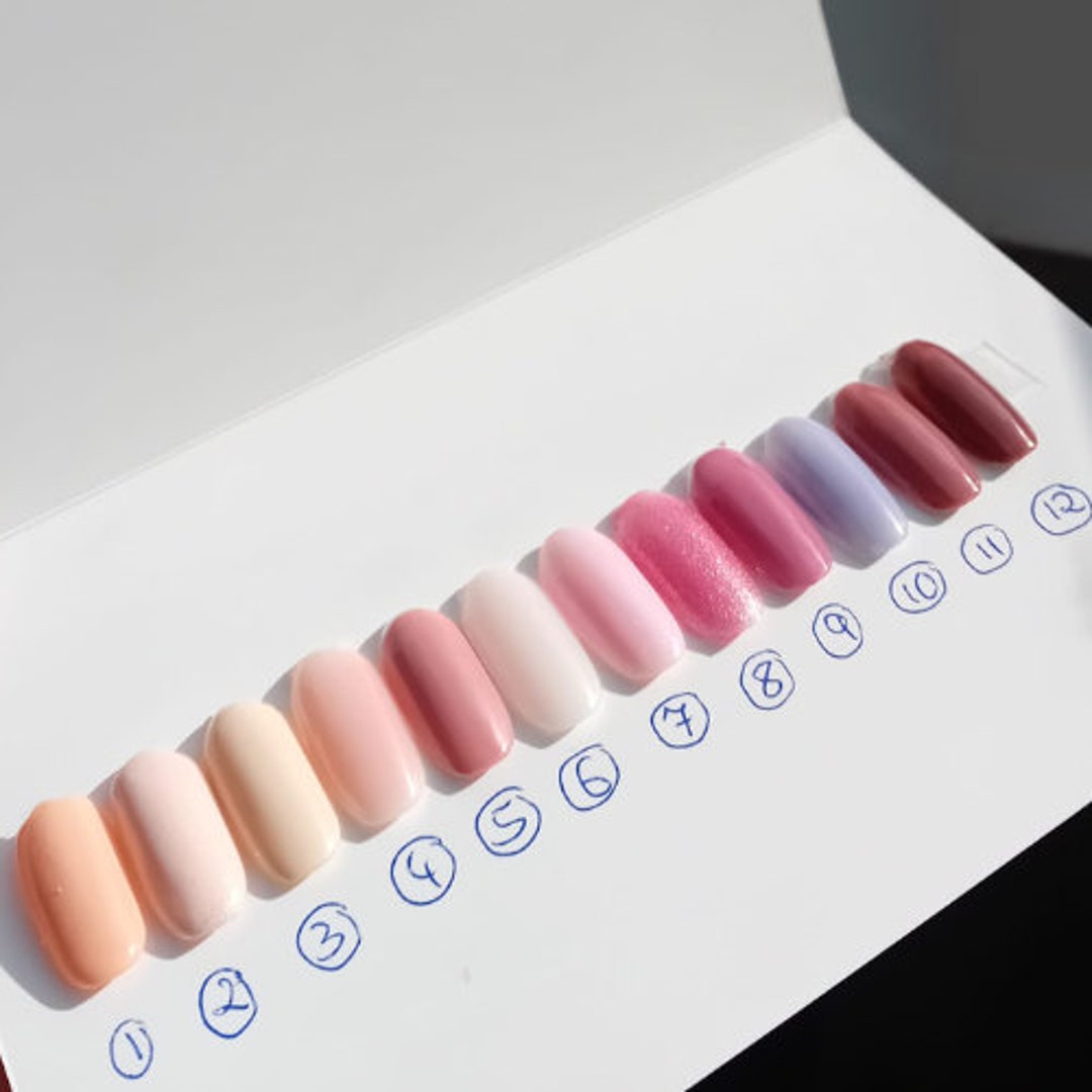 One Color Press Ons High Quality Gel-x Polish Nails - Etsy