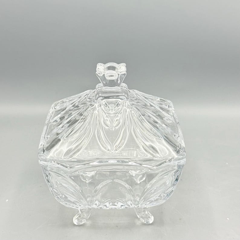 Custom Scented Soy Candle - 13oz - Serenade Crystal Candy Dish With Lid ...