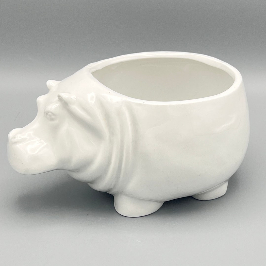 Wonderful Hippo Planter Made Into Custom Scented 28oz Soy Candle ...