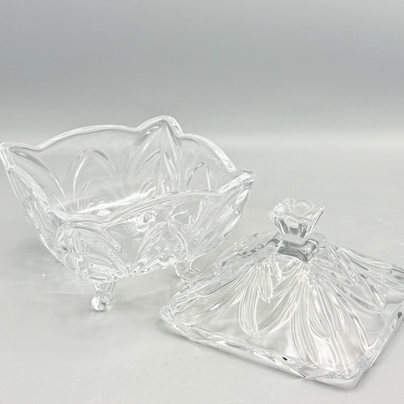 Custom Scented Soy Candle - 13oz - Serenade Crystal Candy Dish With Lid ...