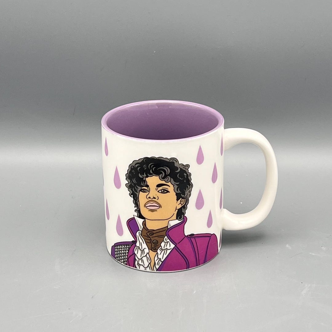 Prince Purple Rain Mug Made Into Custom Scented 10oz Soy Candle ...