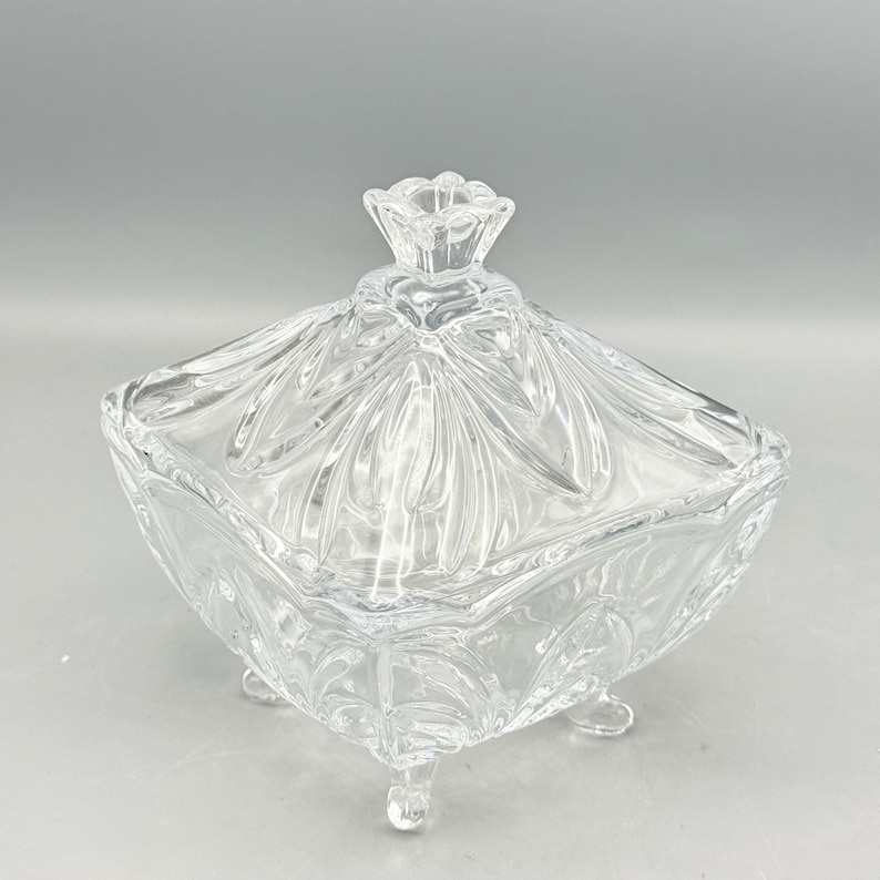 Custom Scented Soy Candle - 13oz - Serenade Crystal Candy Dish With Lid ...