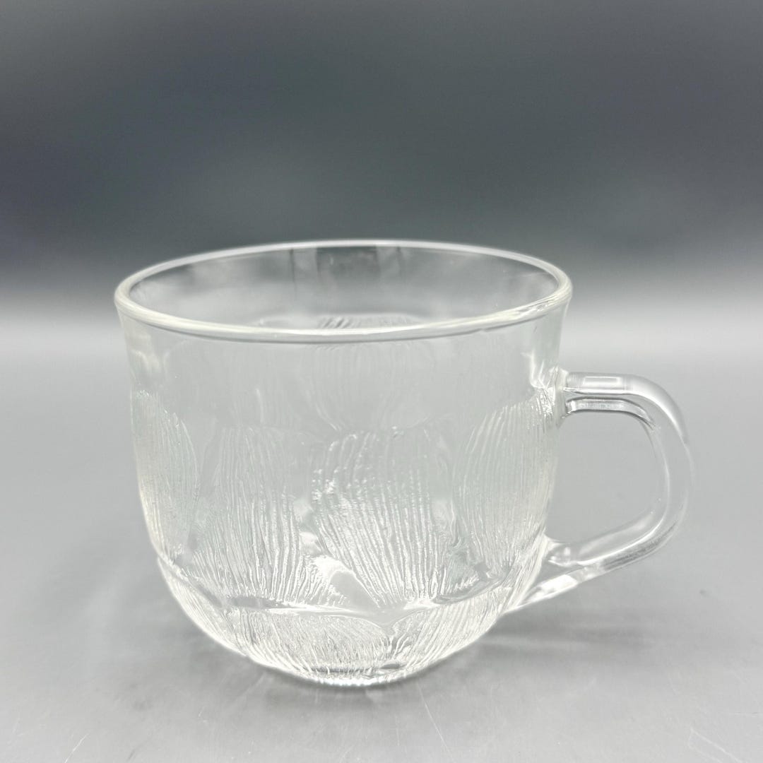 Custom Scented Soy Candle - 6oz - 1940s Light Blue Bubble Glass Cup ...