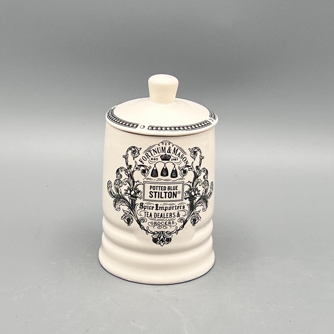 Fortnum & Mason Stilton Cheese Porcelain Canister With Lid Made Into ...