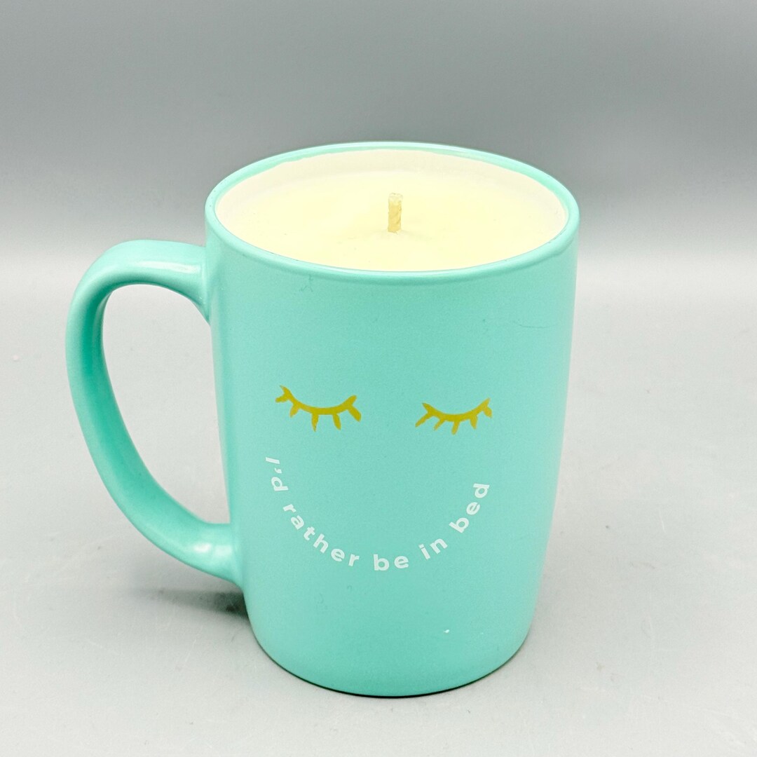 100% Soy Candle - 14oz - Evening Unwind Scented - I'd Rather Be in Bed ...