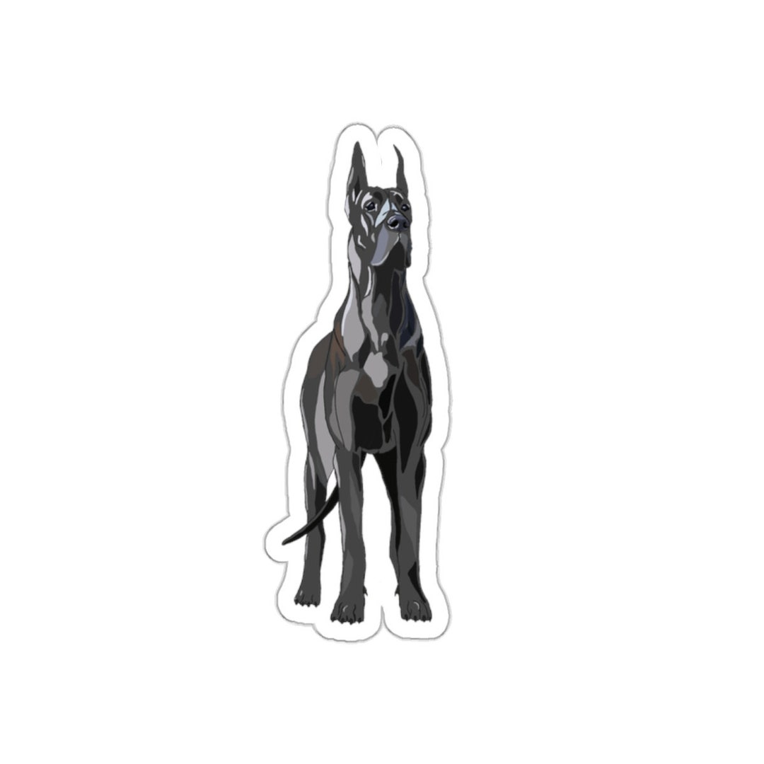 Great Dane Die-cut Stickers - Etsy