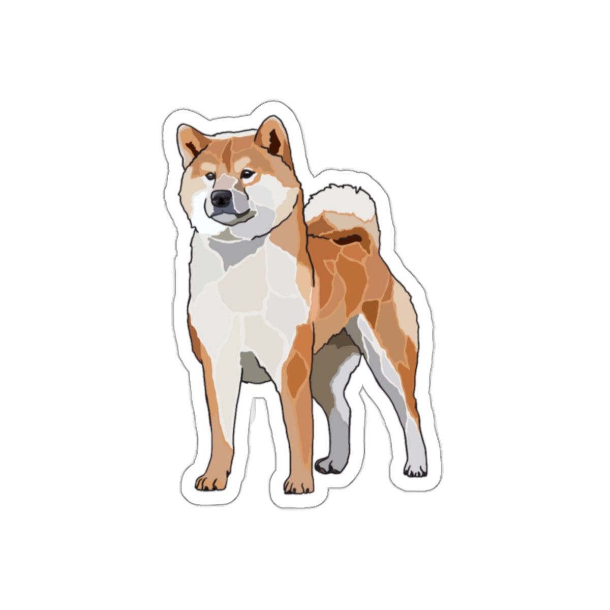 Shiba Inu Die-cut Stickers - Etsy