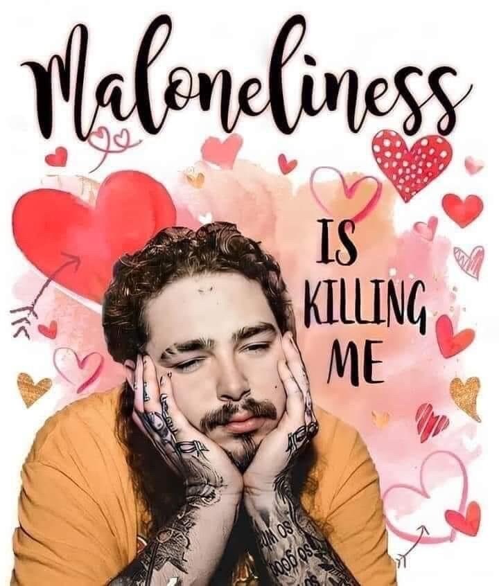 20oz Tumbler Post Malone Valentines Day Malonliness is Killing Me ...
