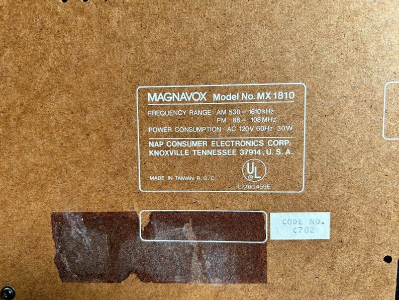 Philco PH1812 Magnavox Mx 1810 Integrated Stereo Belt Drive note FULLY ...