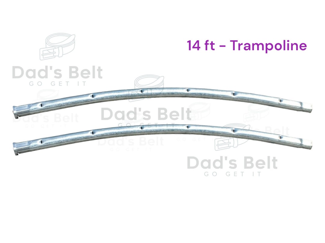 Set of 2 Replacement 14ft Flex Model Top Rail Without Sockets Gray ...