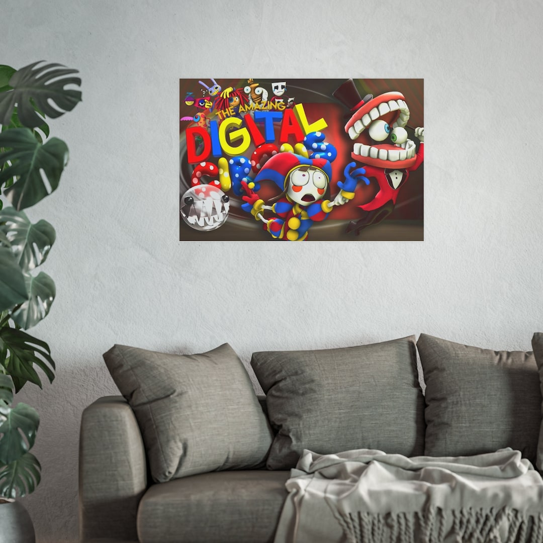 DIGITAL CIRCUS POSTER Satin and Archival Matte Posters Pomni Poster ...