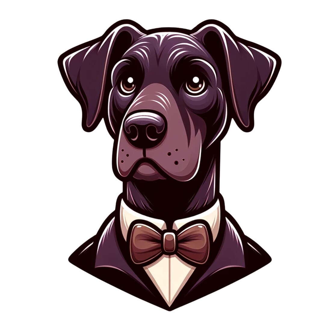 Clipart Cartoon Dogs Sophisticated Cartoon-style Dogs 5 Pack - Etsy