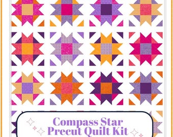 Precut Quilt Kit - Ready to Sew! - Extra Long Version | Starlight Quilt ...