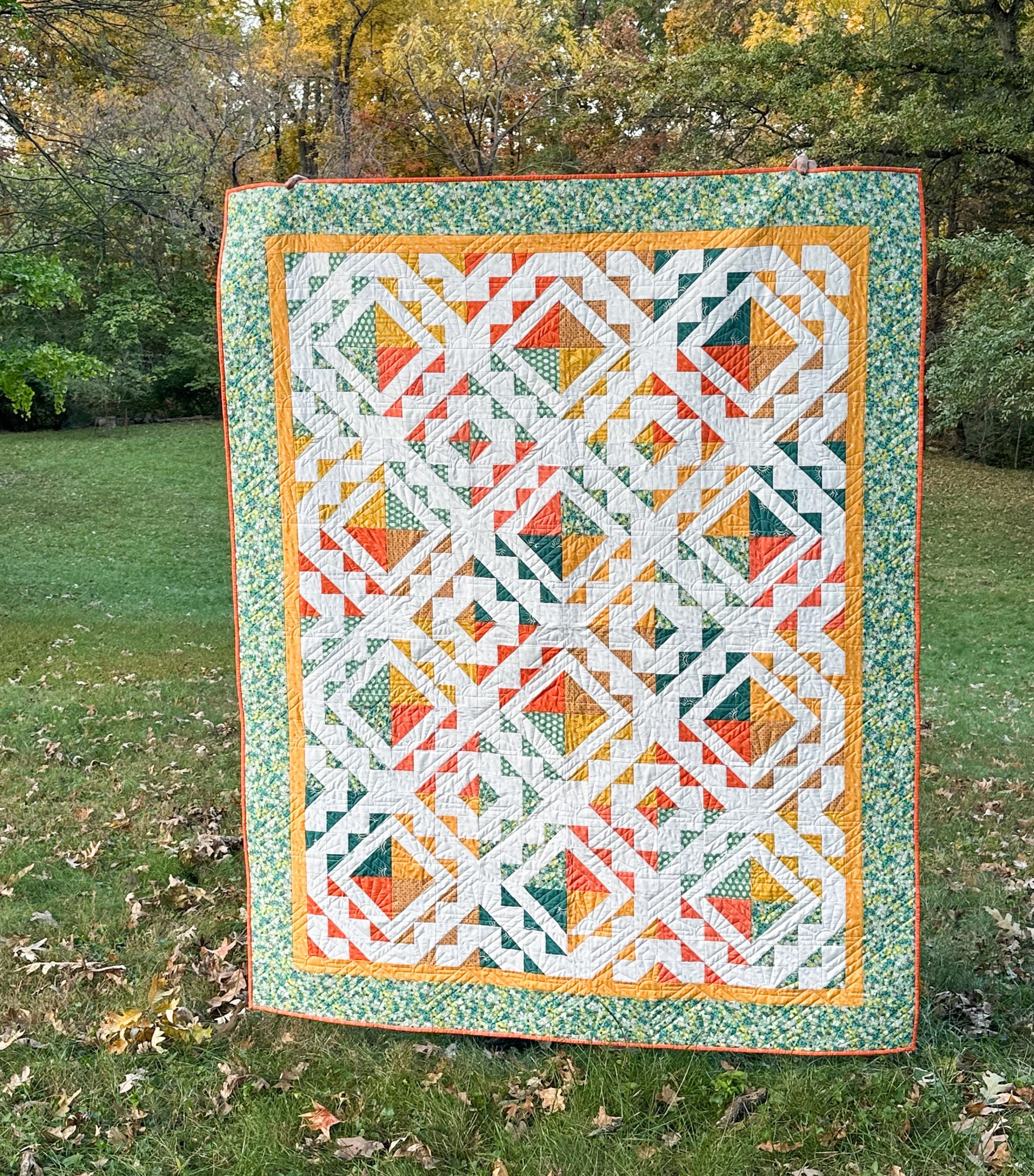 Cascade Falls Quilt Kit Includes Pattern by Amy Smart 60in X 76in Throw ...