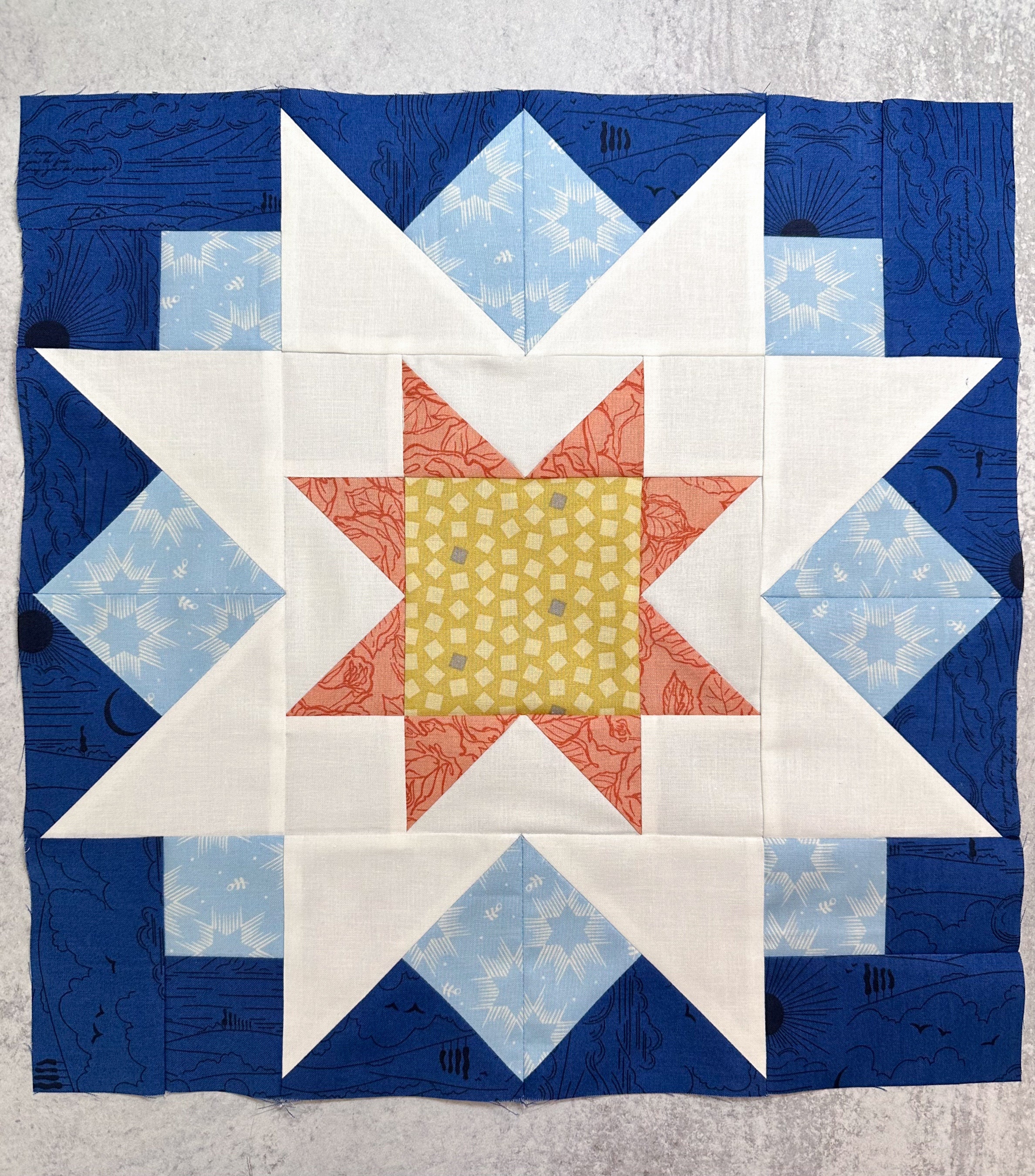 Night Stars Quilt Kit Includes Pattern by Quilty Love 64in X 80in Throw ...