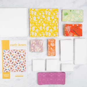 Precut Quilt Kit - Ready to Sew! - Early Hours Quilt - Pastels/white ...