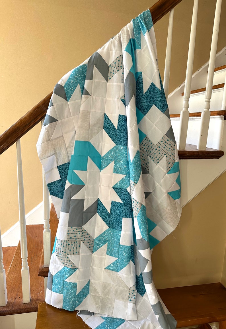 Starlight Quilt Kit Includes Pattern by Cotton and Joy Patterns 60in X ...