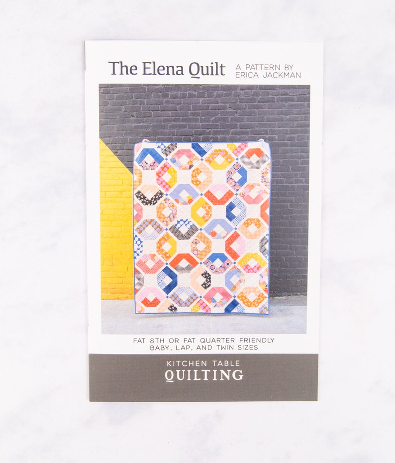 Precut Quilt Kit Ready to Sew Elena Quilt Kit Includes Printed Pattern 56 X 70 Throw Quilt Kit ...